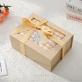 PACKHOME Gift Box with Lids for Presents,9x6.5x3.8 inches Kraft Open ...