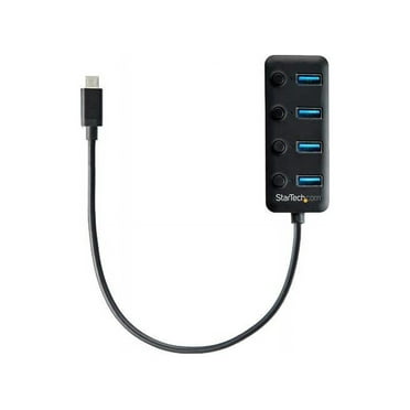 StarTech.com USB-C 3-Port USB-A Hub with Ethernet 5G3AGBB-USB-C-HUB ...