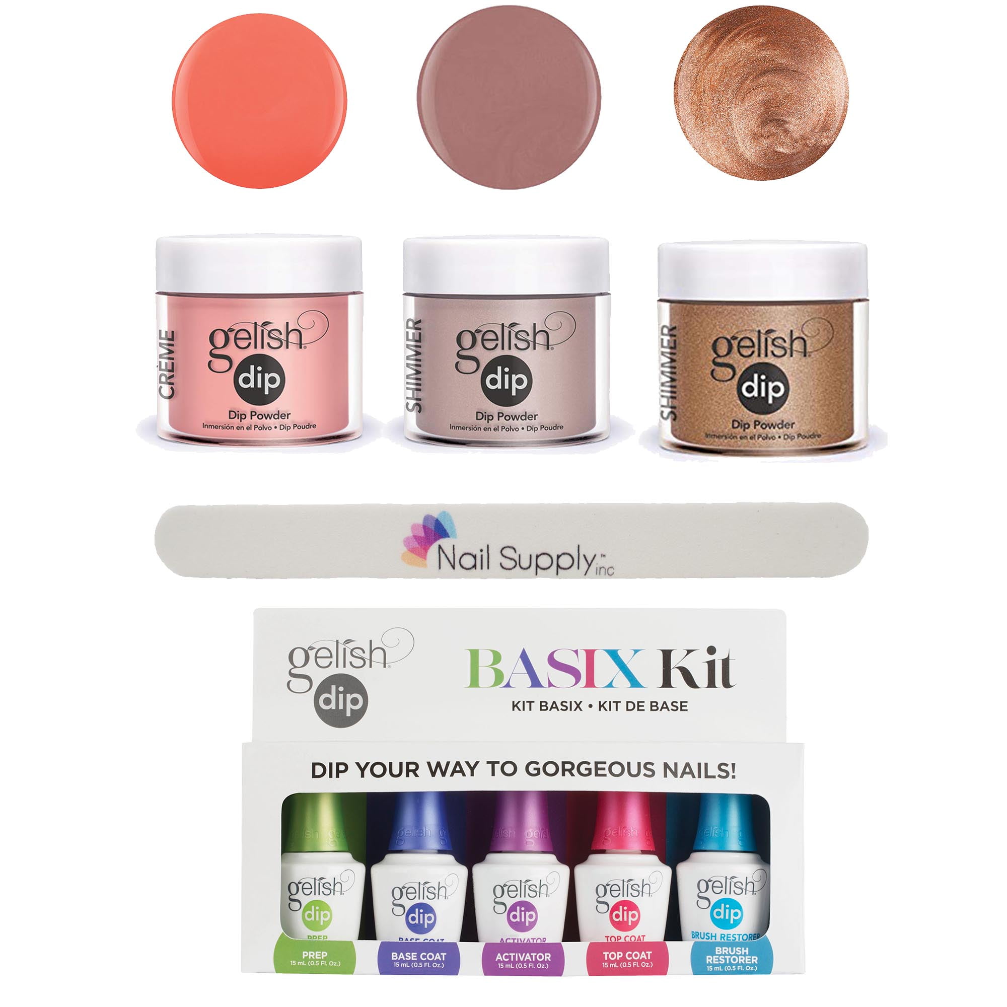 Gelish Professional Grade Salon Quality DIY Acrylic Dip Powder Starter ...