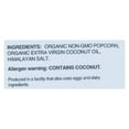 Lesser Evil Organic Himalayan Pink Popcorn with Coconut, .88 oz - Case ...
