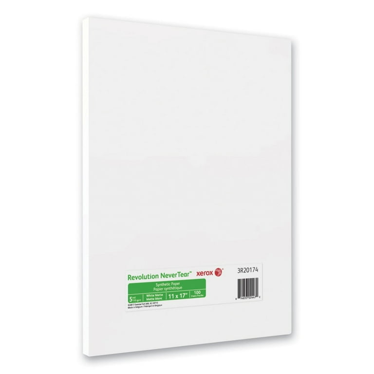Durable Synthetic Paper Xerox Revolution Laser Print Synthetic Paper ...