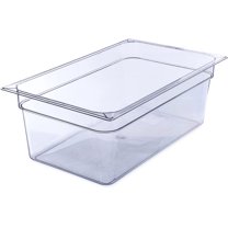 Carlisle CM110203 Coldmaster 1/3 Size Black Cold ABS Plastic Food Pan ...