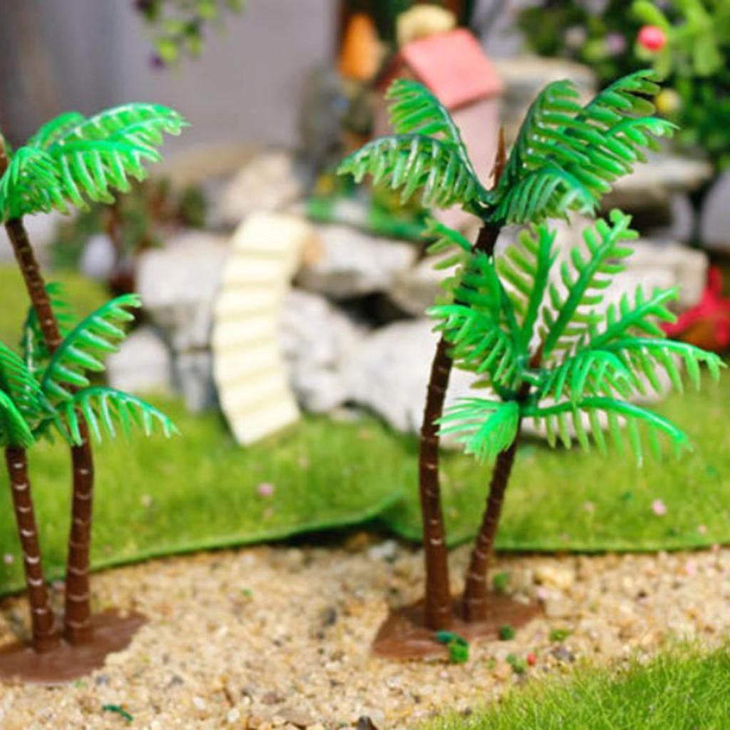 Mini Scenery Landscape Model Artificial Coconut Tree home and garden ...