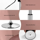 Gymax Bar Stool with Swivel, Pink, Set of 2 - Walmart.com