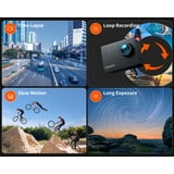 Action Camera 4K 20MP with External Microphone PC Webcam WiFi Vlogging ...