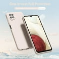 CACOCO-For Samsung Galaxy A12 Phone Case Liquid Silicone Grip, Cute Thin Slim Soft Rubber Tpu ...