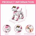 FUUY Interactive Robot Dog Toy, Voice Activated, Sing, Dance, FollowMe ...