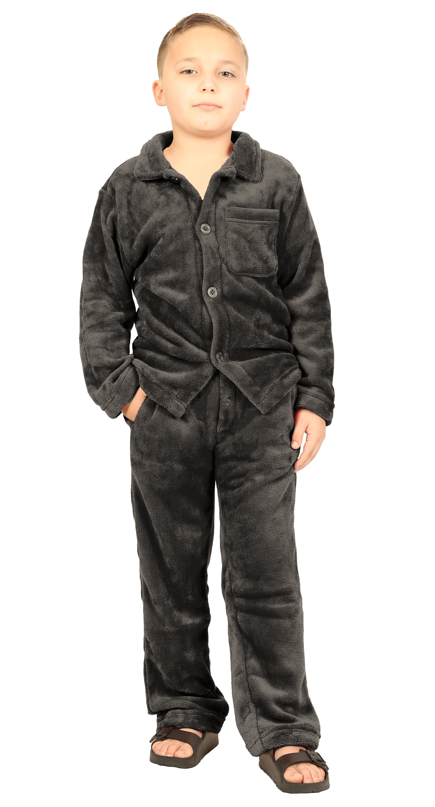 Gioberti Kids and Boys 2pc Super Soft Plush Pajama Set - Walmart.com