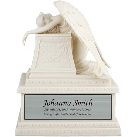 Custom Engraved White Weeping Angel Cremation Urn Medium | Walmart Canada