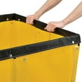 Global Industrial 12 Bushel, Yellow Vinyl Basket Bulk Truck ...