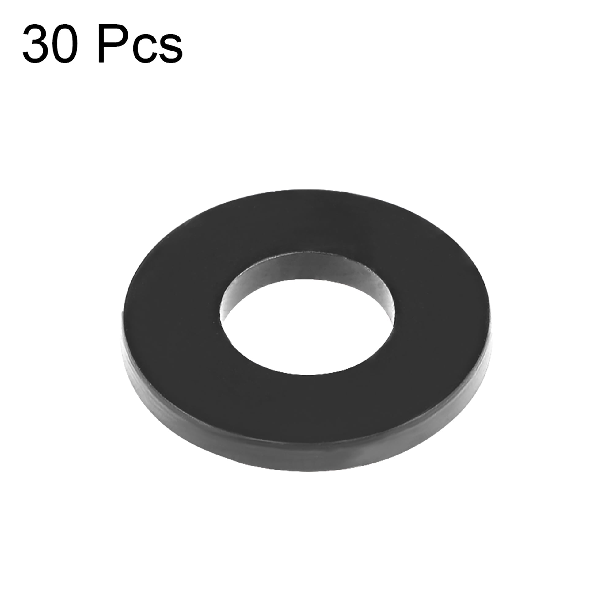 Rubber Flat Washers 5mm Inner Diameter 11mm OD 1.2mm Thick 30pcs ...