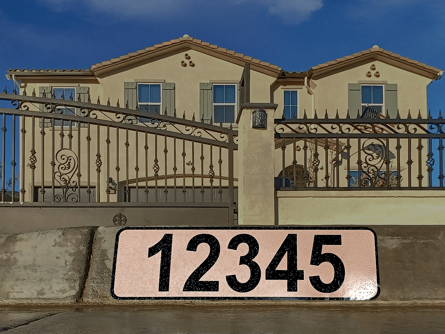 Curb-N-Sign Customized Assorted Colors Curb Sticker, 12 Month Warranty ...