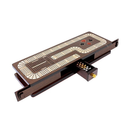 House of Cribbage - Continuous Cribbage Board / Box Inlaid in Wenge ...