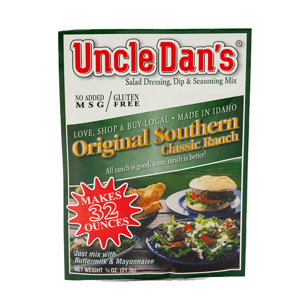 Uncle Dan's Classic Ranch Seasoning & Salad Dressing Mix, 0.75 oz ...