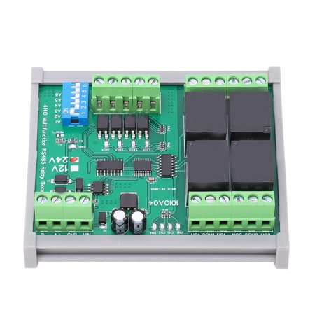 RS485 Relay Module, 64 Devices Parallel Connect Relay Module 24V TVS ...