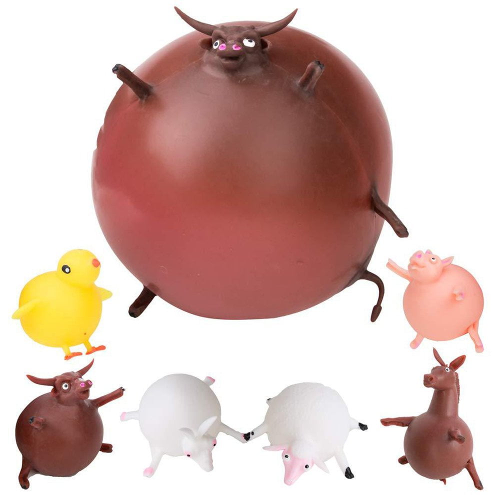 Soft Plastic Toy Tpr Blowing Animal Balloon Tpr Small Animal Patting ...