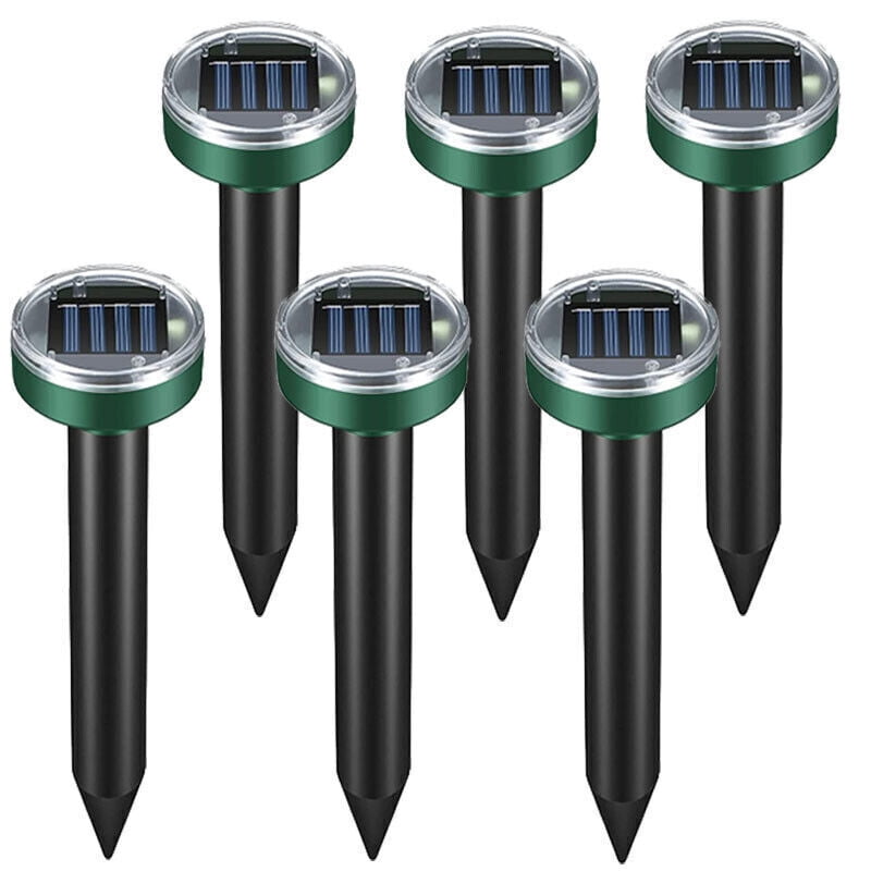 Venoro Ultrasonic Animal Repeller Solar Powered Pest Mole Gopher ...