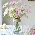 6Pcs Artificial Daisy Flowers,Fake Silk Daisy Flowers Bouquet Spring ...