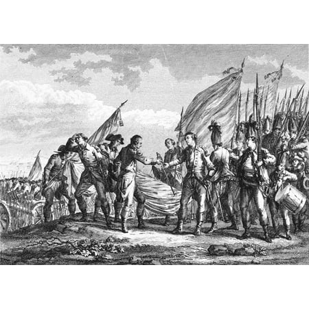 Saratoga: Surrender, 1777. /Ngeneral John Burgoyne'S Surrender To Gates ...