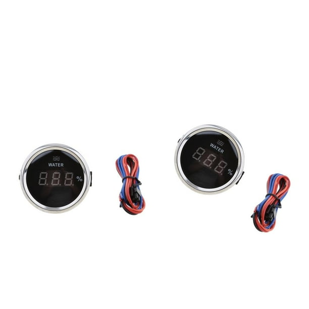 2x Digital Water Level Indicator 0 190 Ohm 52mm 316L Black - Walmart.ca