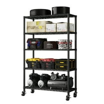 Free Shipping! BENTISM Storage Shelving Unit Garage Storage Rack 5-Tier ...