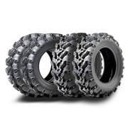 Forerunner Knight Set of 4 ATV/UTV Mud Tires, 25X10-12 6 Ply M/T All ...