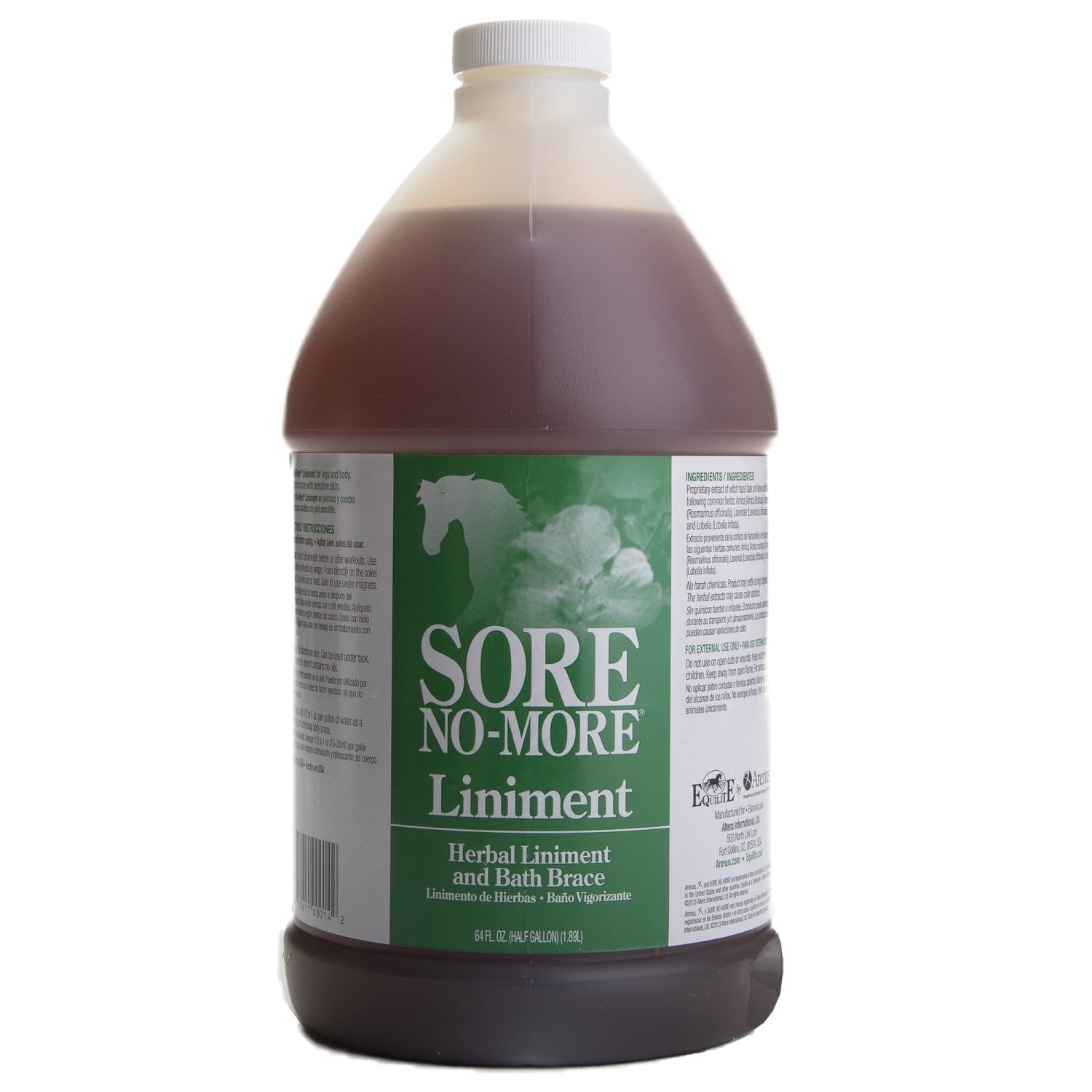 Arenus Sore No More Liniment 64 oz Calming Supplement - Walmart.com