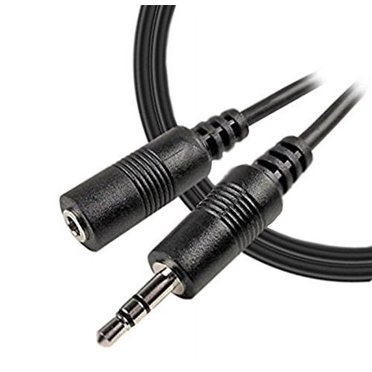 C2G 6ft 3.5mm M/F Stereo Audio Extension Cable - Walmart.com