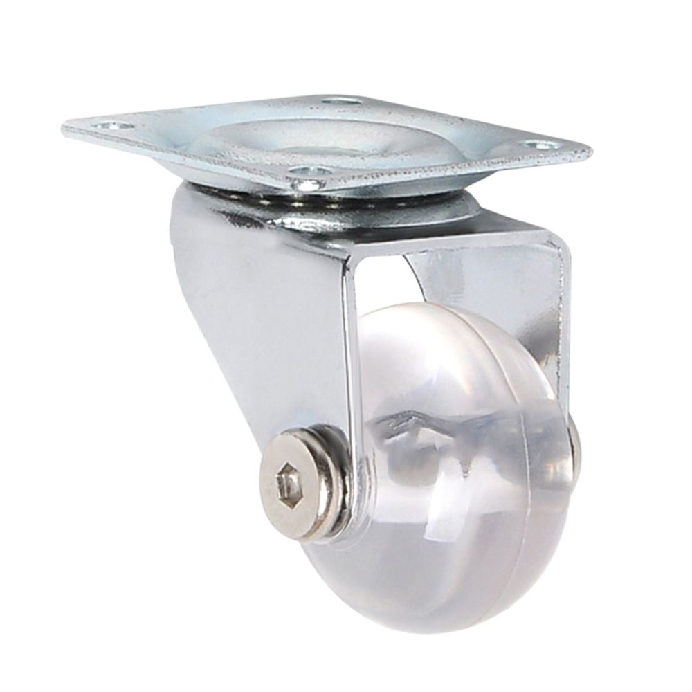 Desk Office Swivel Transparent Pulley Rubber Mute Wheel Chair Caster ...