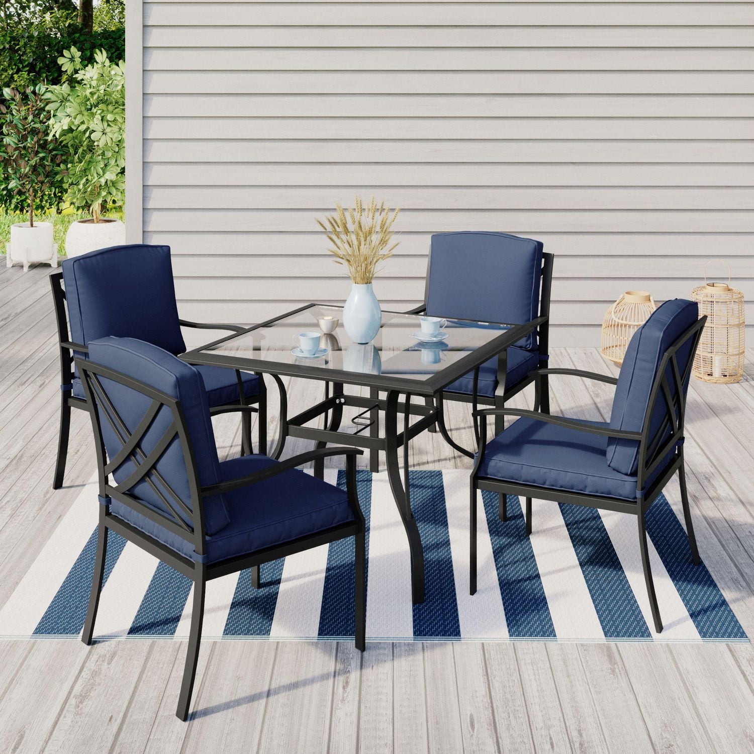 Click here for Mainstays Montclair 5-Piece Outdoor Dining Set Wit... prices