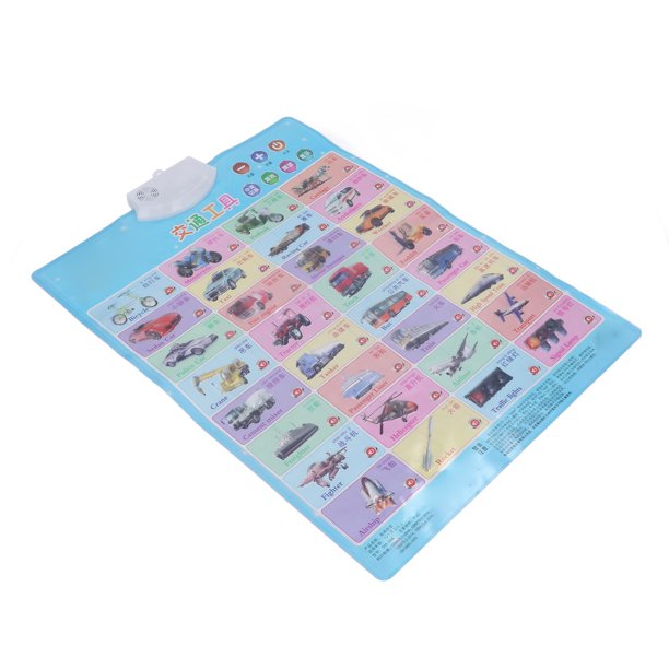Electronic Wall Vehicle Chart Double Sided with Music Educational ...