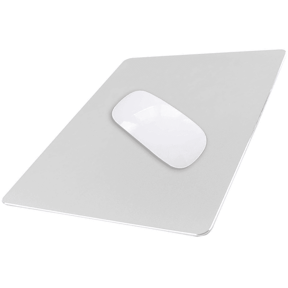 Metal Aluminum Mouse Pad Hard Ultra Thin Double Side Design Mouse Mat ...
