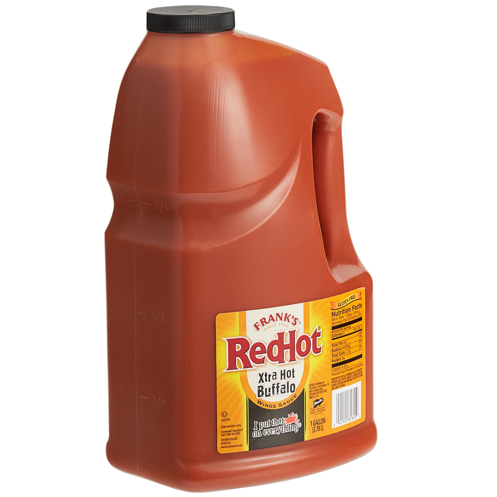 Click here for Franks Redhot 1 Gallon Xtra Hot Buffalo Wings Sauc... prices