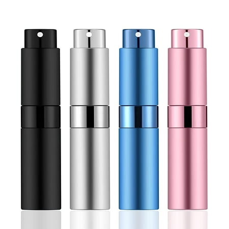 HUACA 4PCS Perfume Atomizer Bottle(8ML), Mini Empty Cologne Spray ...