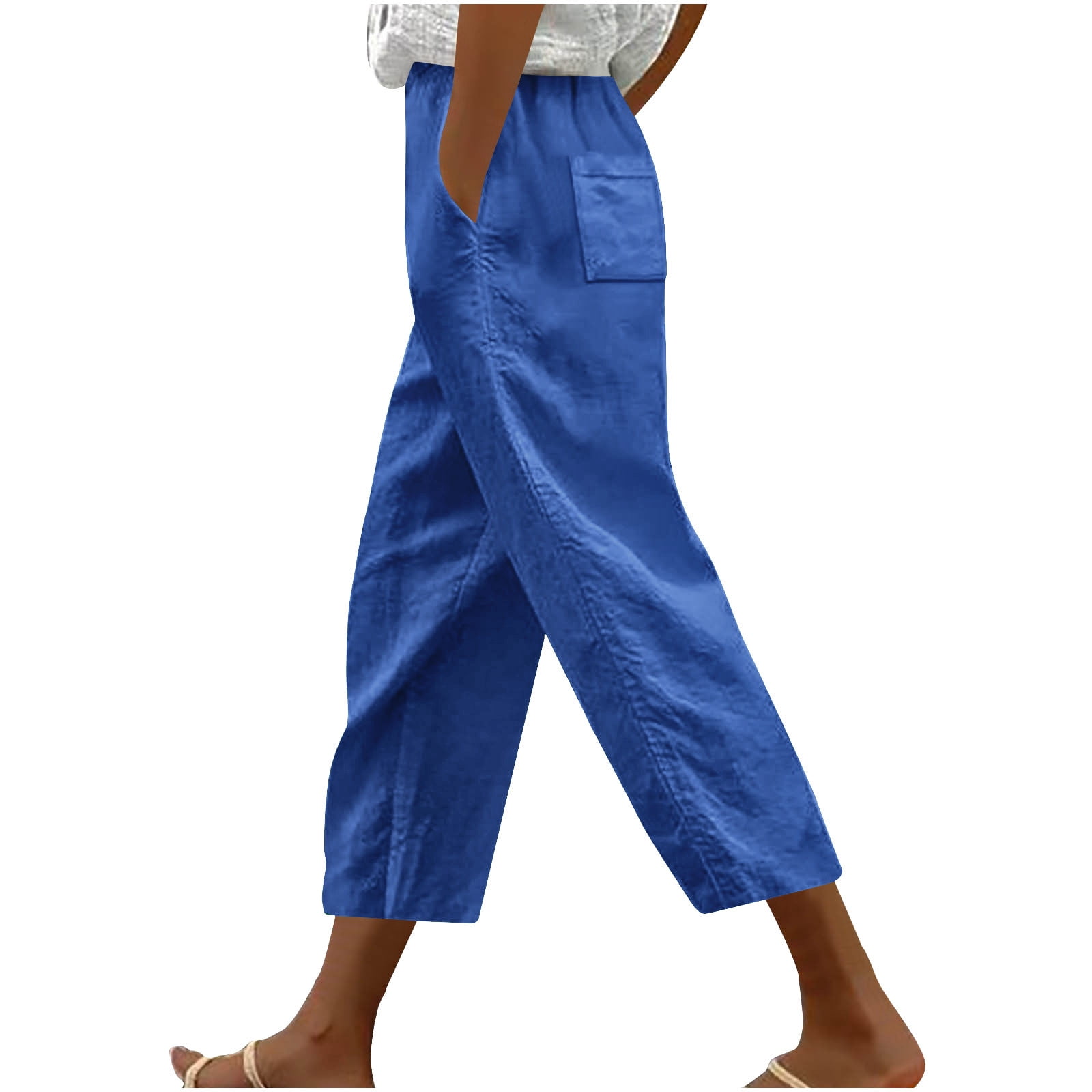 Click here for Cameland Plus Size Capris Pants For Women Fashion... prices