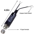 75 Ohm to 300 Ohm Adapter - UHF/VHF/FM Balun Transformer - Antenna ...