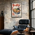 Affixzi Japanese Ramen Wall Art, Vintage Retro Kitchen Decor, Tokyo ...