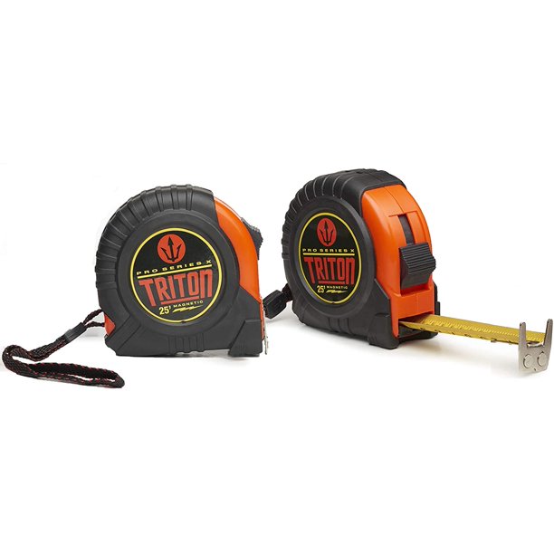 Triton Pro Series X - 25 Foot - Dual Sided Print - Easy Read Fractions ...