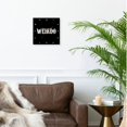 3drose, Weirdo. Fun, Bold, White Lettering on Black Background., 13x13 ...