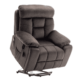 JUUXO Oversized Lift Recliner Chair, 26-inch Extra Wide Seat Big Man ...