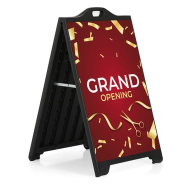 Excello Global Products Swinging Changeable Message Sidewalk Sign ...
