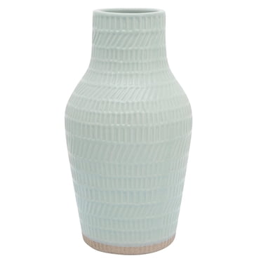 Sagebrook Home 13" Beaded Oval Vase Cut-Out, Champagne, Novelty ...