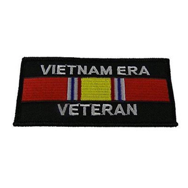 VIETNAM ERA VETERAN PATCH W/ NATIONAL DEFENSE RIBBON SOUTH EAST ASIA ...