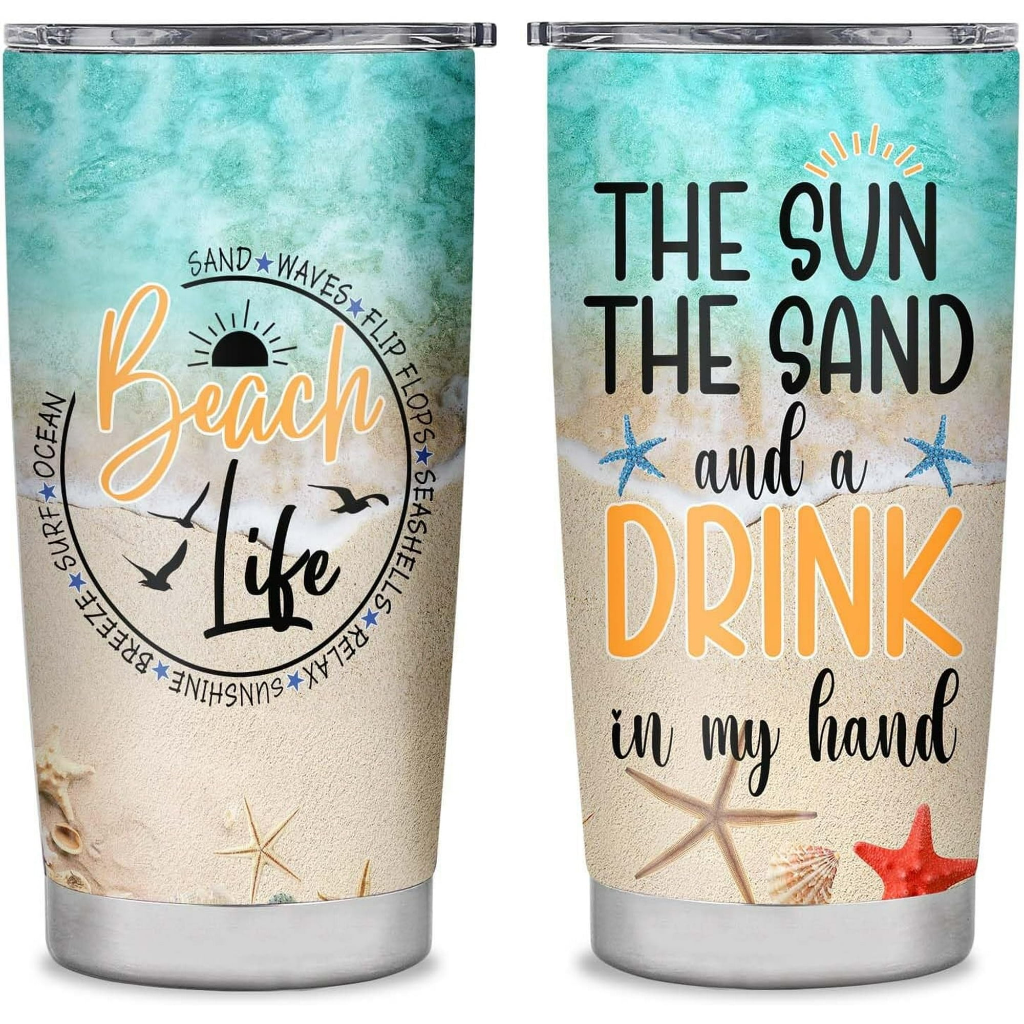 Click here for Nhggbdc Beach Tumbler Gifts For Women  Best Beach... prices