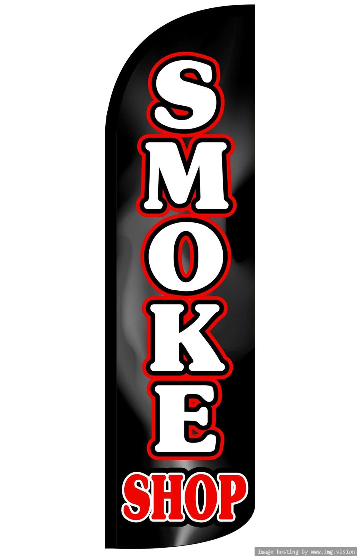 Smoke Shop Windless flag Without Pole Advertisement /Business Flags ...