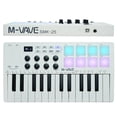 M-VAVE MIDI 25-Key USB MIDI Keyboard Controller With 8 Backlit Drum ...