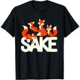 100% Cotton Unisex 4 Fox Sake Four Foxes Funny Trending Pun Joke Saying ...