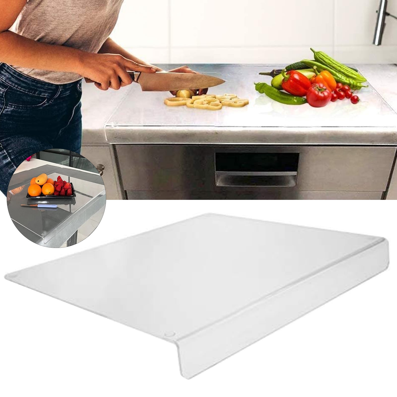 Vegetable Cutting Board - Food Grade - Square - Non-Slip Foot Design ...