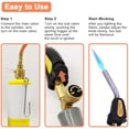 Propane Torch Head, Mapp Gas Torch with Trigger Start, Adjustable Flame ...