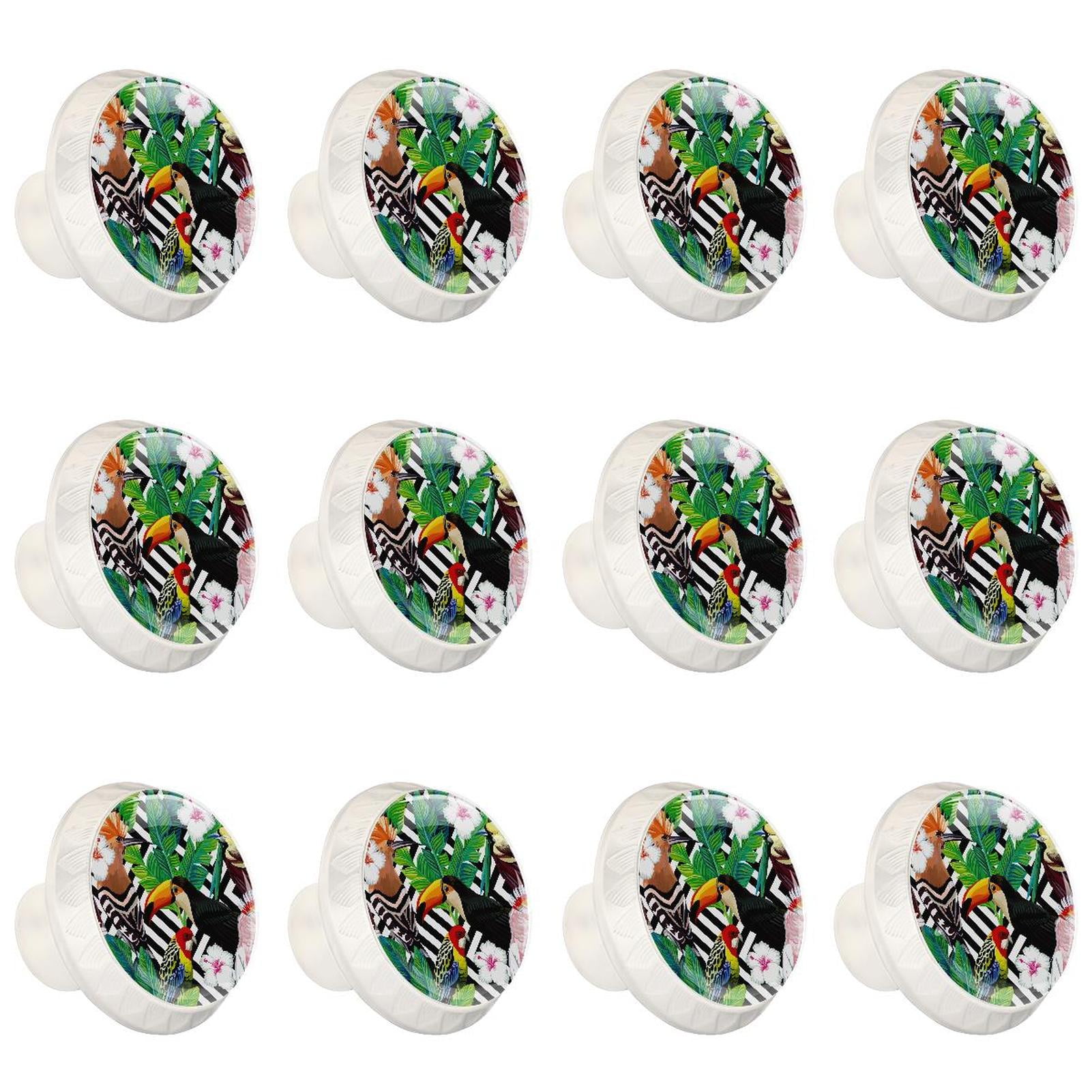 12 Pcs Parrot Knobs for Kitchen Cabinet Cupboard Dresser Bookcase ...